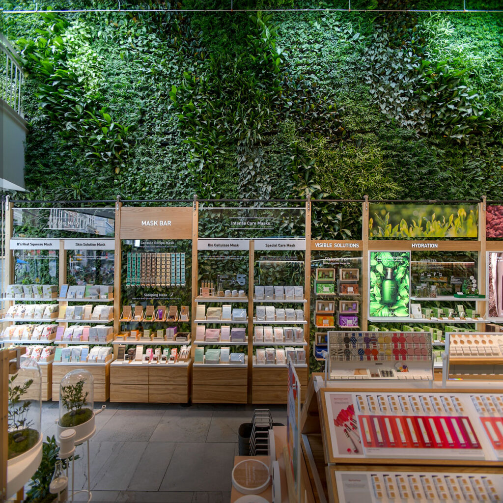 Innisfree Flagship Store - Greenery NYC | A Botanic Design Company